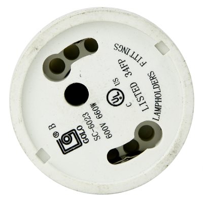E134 E26 TO GU24 ANTI REVERSE SOCKET SUNLITE